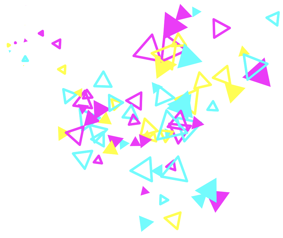 bounceOut2(Triangle particles)