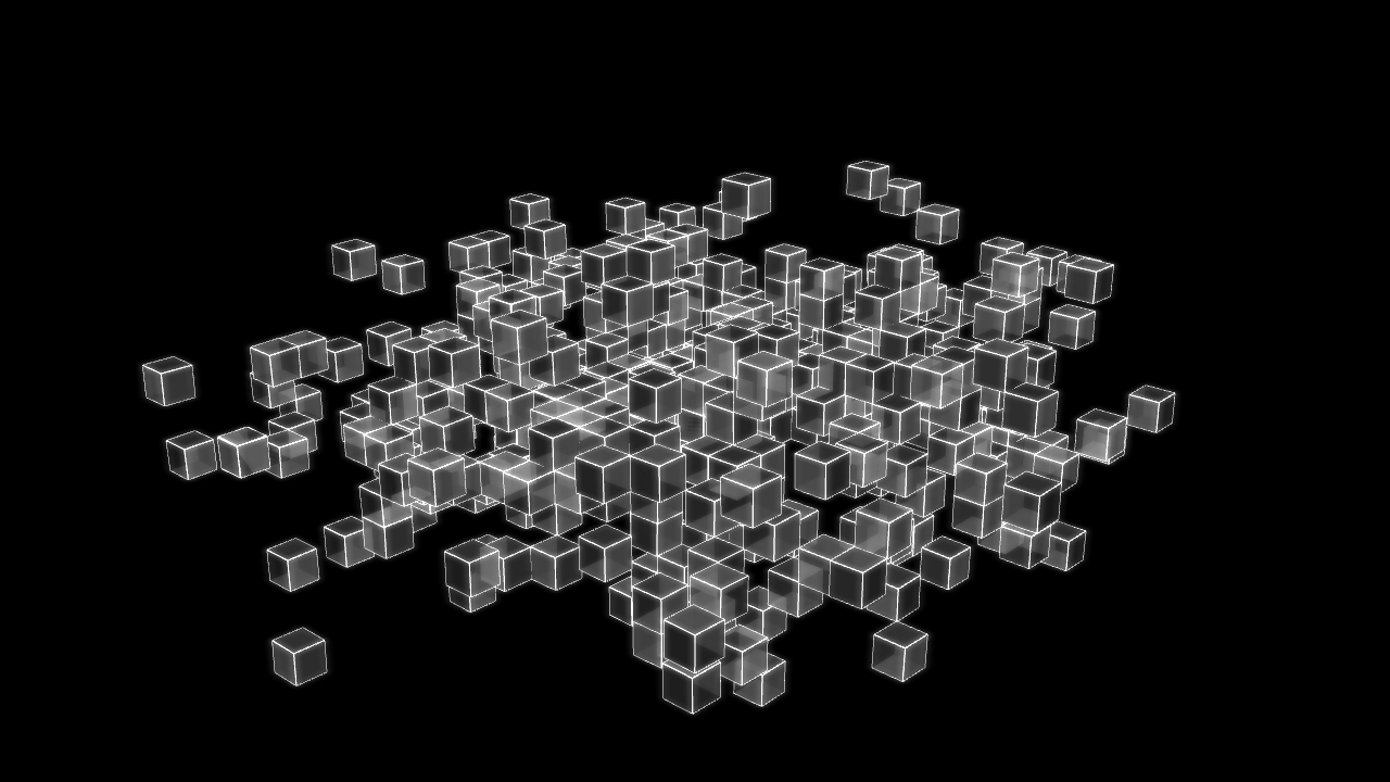 TouchDesigner Random Cubes