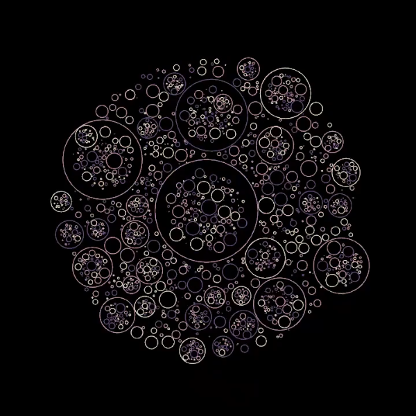 Circle Packing in a Circle Packing.