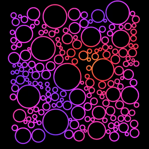Circle packing and gradation