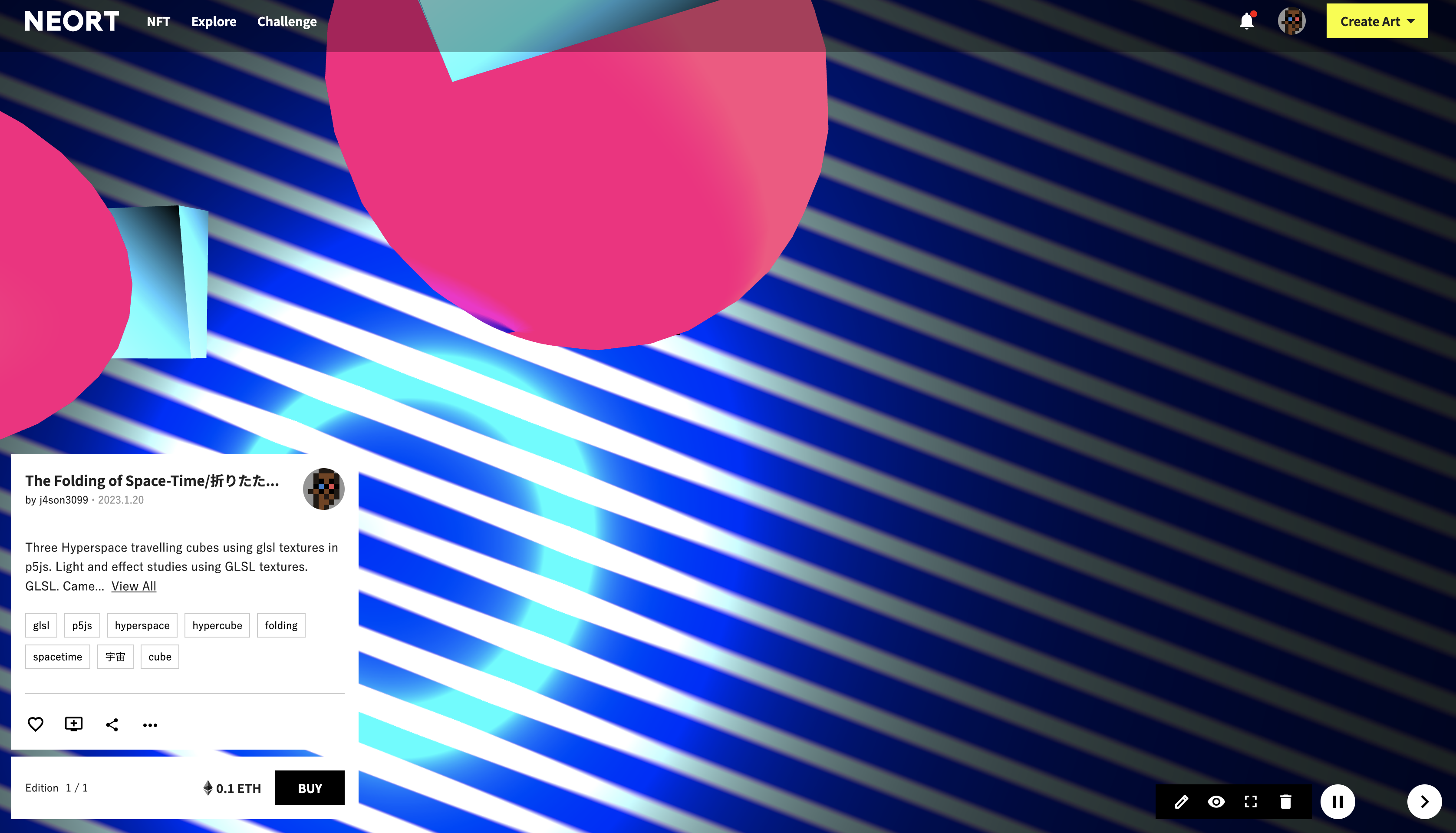 The Folding of Space-Time/折りたたみの宇宙