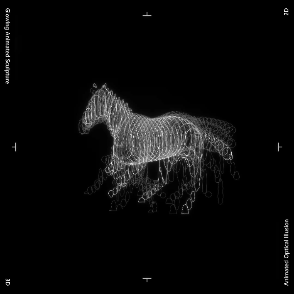 2D 3D Slit Animation