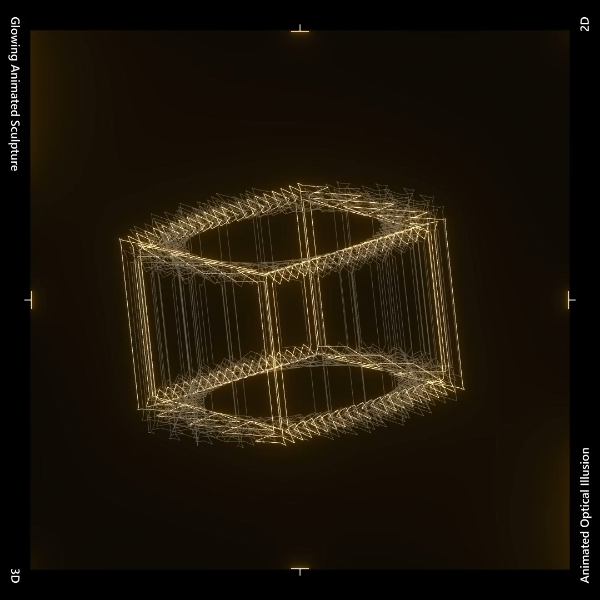 2D 3D Slit Animation