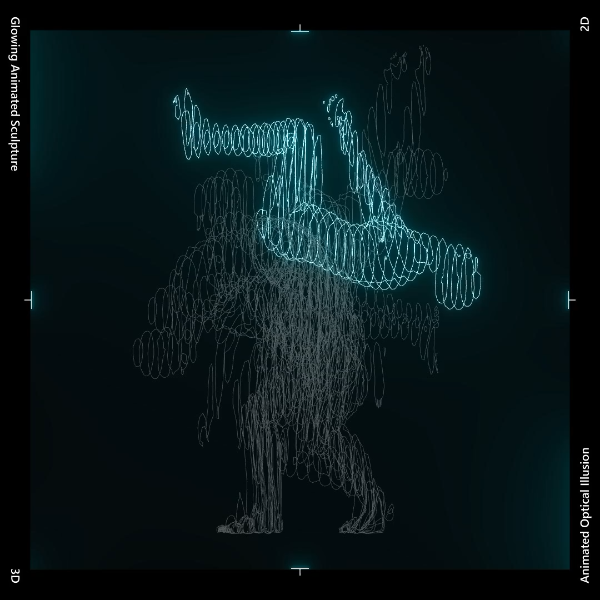 2D 3D Slit Animation