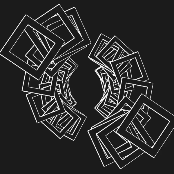 Twin square frame.