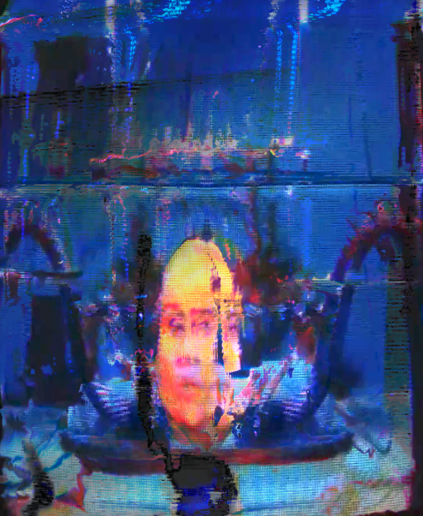 The head observes endless illusions