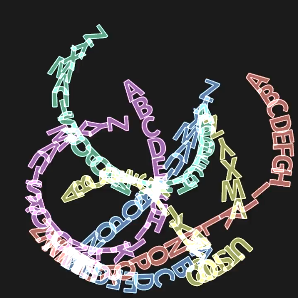 Alphabet chain.