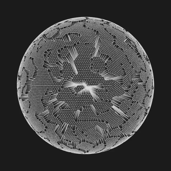 Cracked sphere.